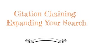 Citation Chaining at emaze Presentation