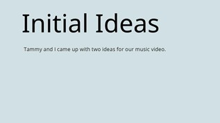 Initial Ideas at emaze Presentation