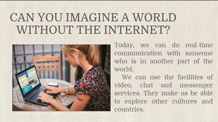 The Internet: for and against at emaze Presentation