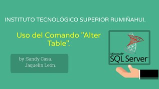 Uso del Comando "Alter Table". at emaze Presentation