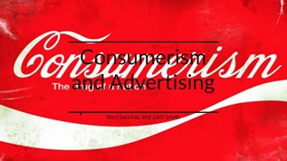 Consumerism and Advert at emaze Presentation