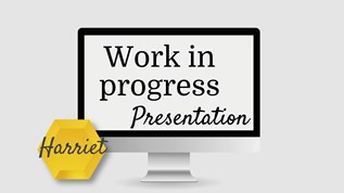 Work in progress at emaze Presentation