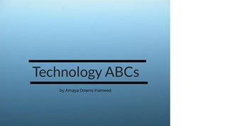 Technology ABCs at emaze Presentation