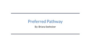 Preferred Pathway at emaze Presentation