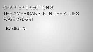 Chapter 9 Section 3 WW1 at emaze Presentation