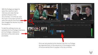 editing process at emaze Presentation
