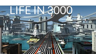 LIFE IN 3000 at emaze Presentation