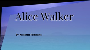 Alice Walker at emaze Presentation