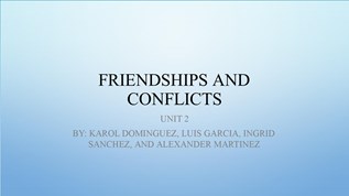 Friendship and Conflicts at emaze Presentation