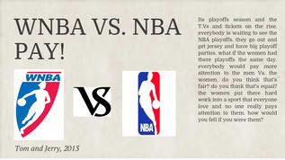 wnba vs nba at emaze Presentation
