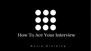 Interview Project at emaze Presentation