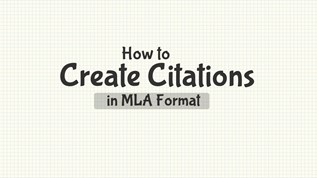 How to Create Citations in MLA Format at emaze Presentation