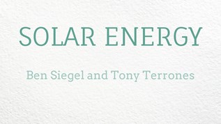 Solar Energy at emaze Presentation