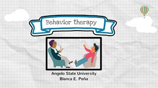 Behavior Therapy at emaze Presentation