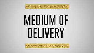 MEDIUM OF DELIVERY at emaze E-Card