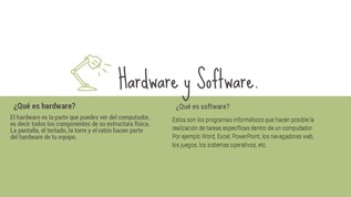 Hardware y Software. at emaze Presentation