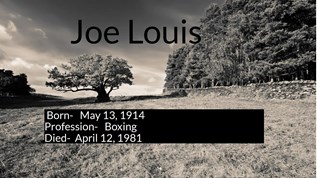 Joe Louis at emaze Presentation