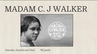 Madam C. J Walker at emaze Presentation