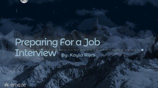 Job interview at emaze Presentation