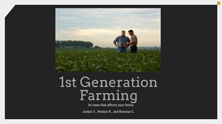 1st Generation Farming at emaze Presentation