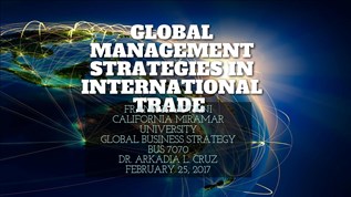 Global management & Trade at emaze Presentation