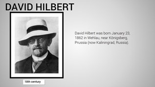 David hilbert 18th at emaze Presentation