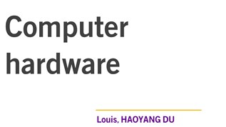 Computer hardware at emaze Presentation