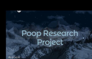Poop Research Project at emaze Presentation