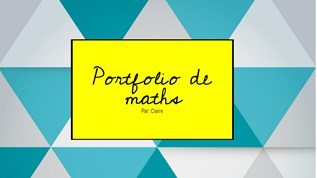 Math Portfolio at emaze Presentation