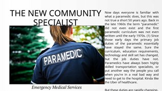 Community Paramedic at emaze Presentation