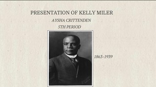 PRESENTATION OF kelly miller at emaze Presentation