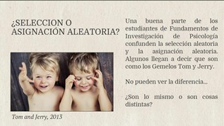 Selección vs Asignación Aleatoria at emaze Presentation