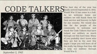 Code Talkers at emaze Presentation