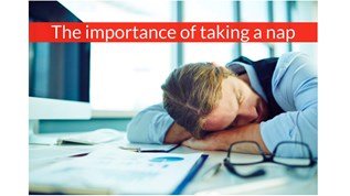 The importance of taking a Nap at emaze Presentation