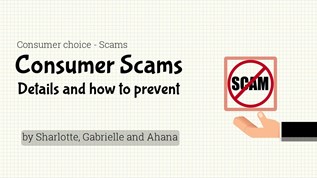 Consumer Scams at emaze Presentation