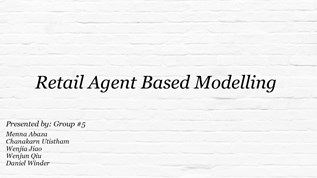 Retail Agent Based at emaze Presentation