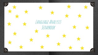 Language Analysis Scrapbook at emaze Presentation