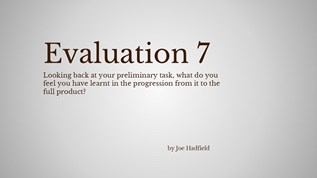 Evaluation 7 at emaze Presentation