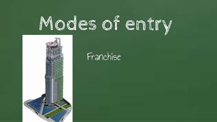 Modes of entry - franchise at emaze Presentation