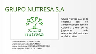 GRUPO NUTRESA at emaze Presentation