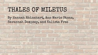 Thales of Miletus at emaze Presentation