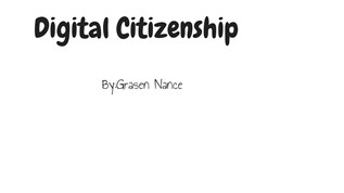 Digital Citizenship at emaze Presentation