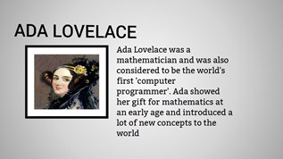 Ada Lovelace at emaze Presentation