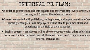 internal pr plan:In at emaze Presentation