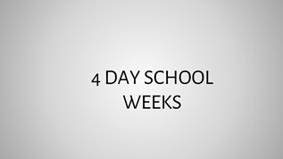 4 day School Weeks at emaze E-Card