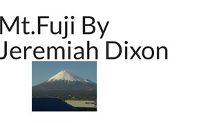 Mt.Fuji at emaze Presentation