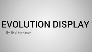 Evolution Display at emaze Presentation