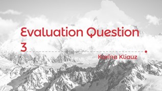Evaluation Question 3 at emaze Presentation