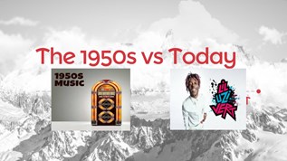 The 1950s vs Today at emaze Presentation