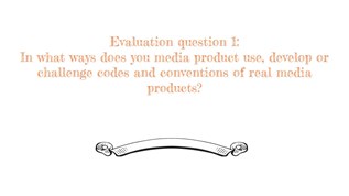 Evaluation question 1 print at emaze Presentation